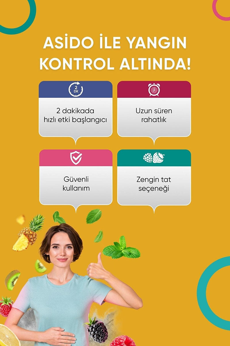 Asido Tropic 80 Çiğneme Tableti – Flavus