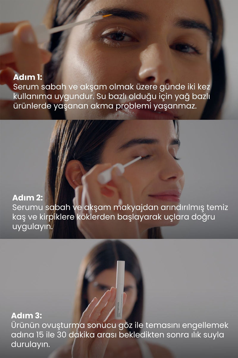 Cosmogenesis Labs Multi-Peptide Enhancing Lash & Brow Serum 3 ml – Flavus