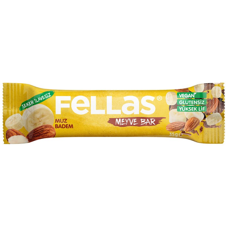 Fellas Meyve Bar - Muzlu ve Bademli 35g – Flavus