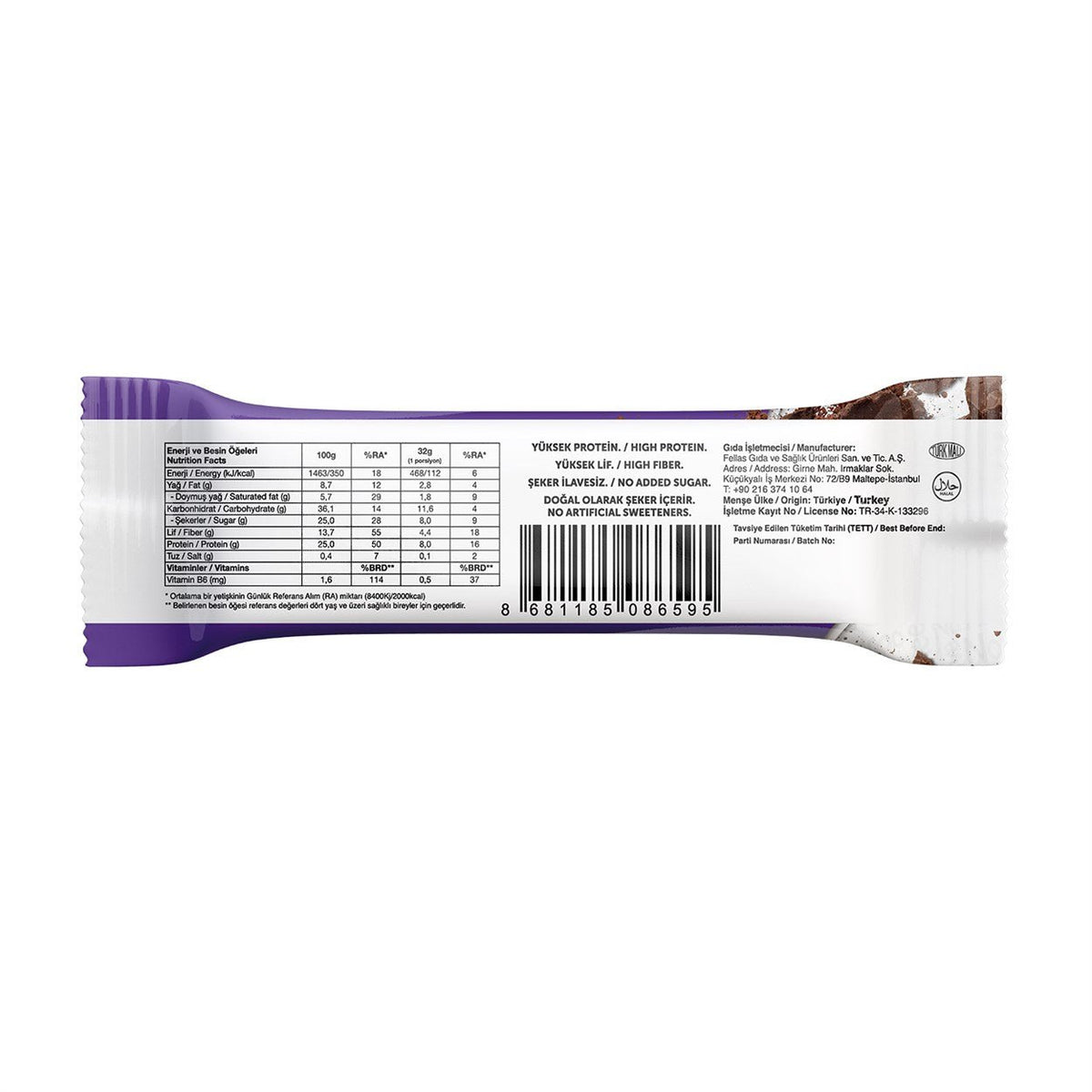 Fellas Protein Bar - Duble Kakaolu 32g – Flavus