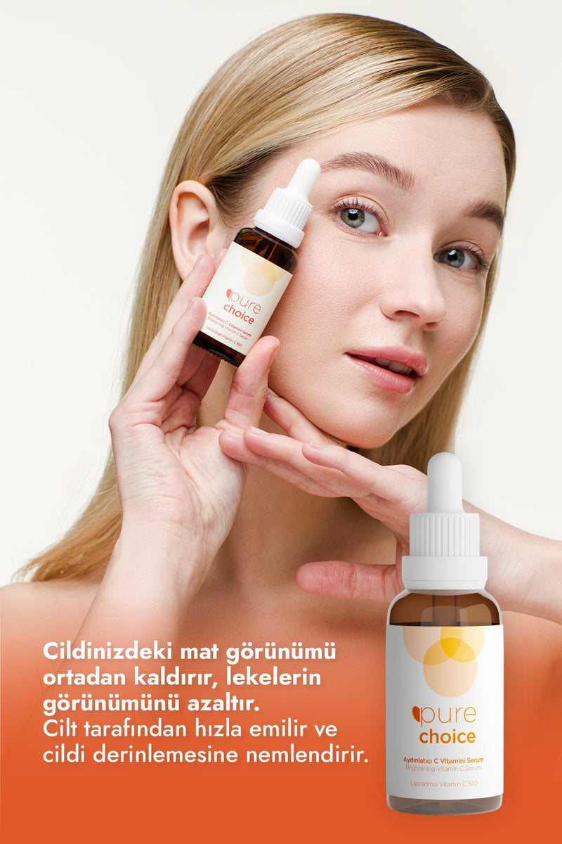 Pure Choice Aydınlatıcı C Vitamini Serumu 30 ML (Liposomal Vitamin C%1 ...