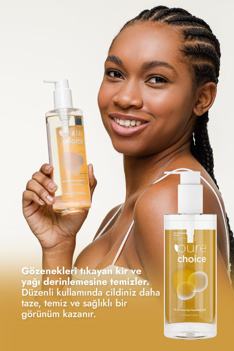 Pure Choice Yüz ve Vücut için Temizleme Yağı 400 ml – Flavus
